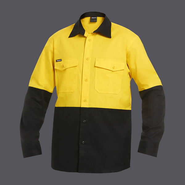 K54870 Workcool2 Hi Vis Long Sleeve Shirt - Southern Cross Safety ...